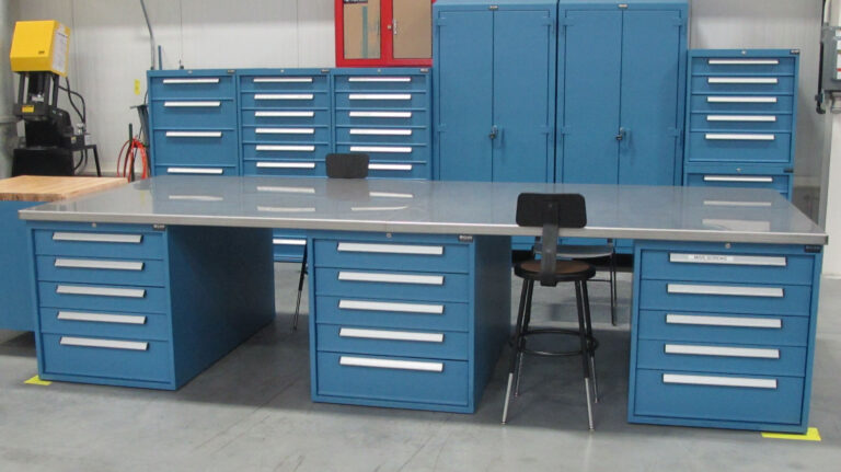 NINE DRAWER - 59.25"H MODULAR CABINET | Workspaces & Storage